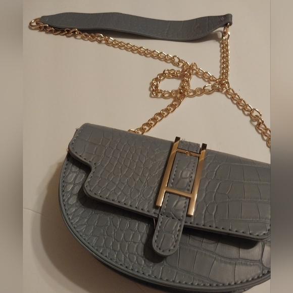 H by Halston | Bags | Halston Mini Chain Crossbody | Poshmark